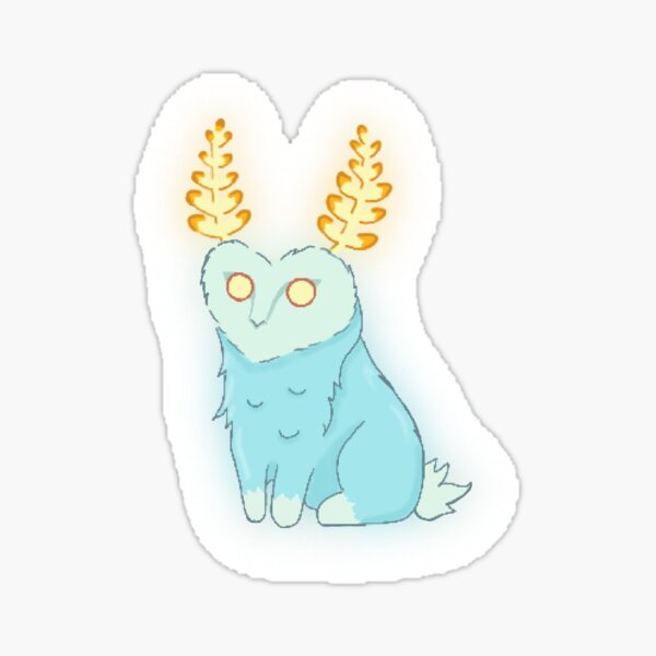 "Glowing Blupee" Sticker for Sale by LegendsofDoodle | Redbubble