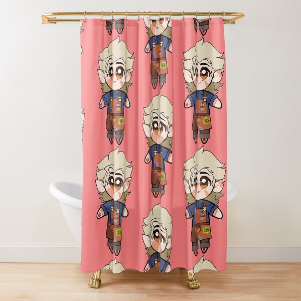 Timeskip Hunter TOH Plushie Style | Shower Curtain