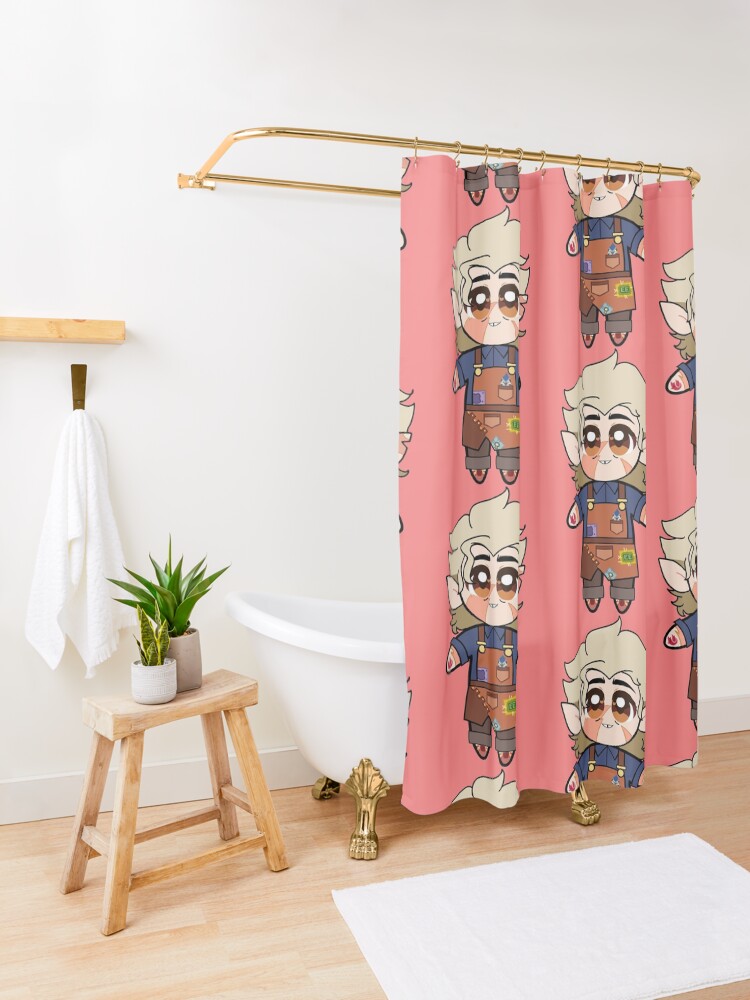 Timeskip Hunter TOH Plushie Style | Shower Curtain