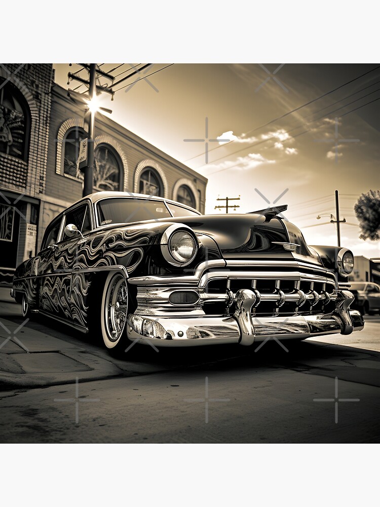 "Lowrider Classic Car" Poster for Sale by GunnWRLD | Redbubble