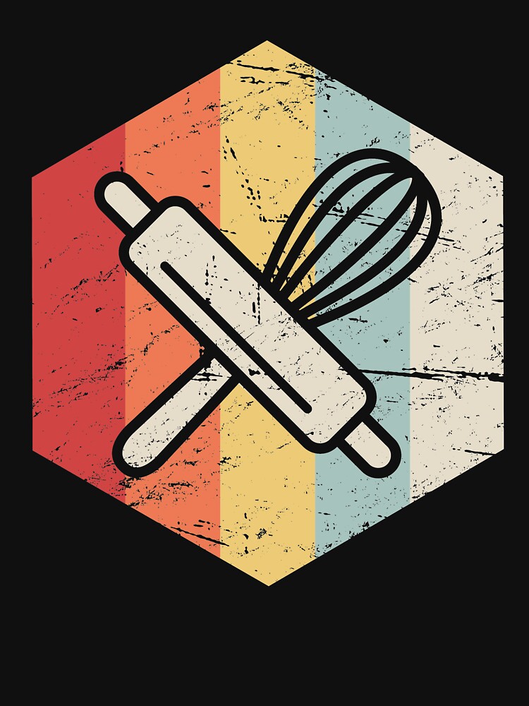 "Retro Vintage Baking Supplies Icon" T-shirt by ethandirks | Redbubble