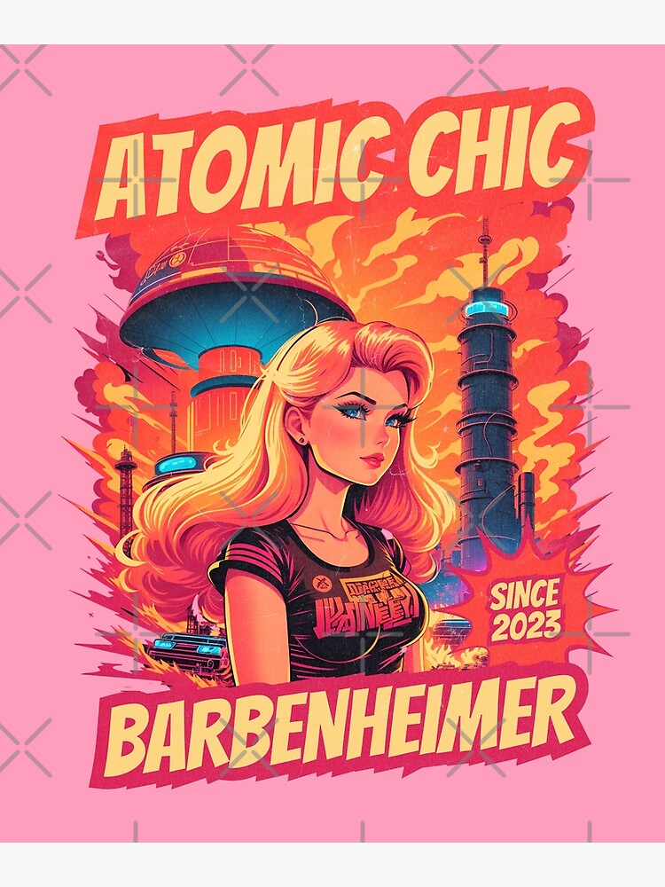 Impression photo for Sale avec l'œuvre « Hot Pink-Atomic Chic ...