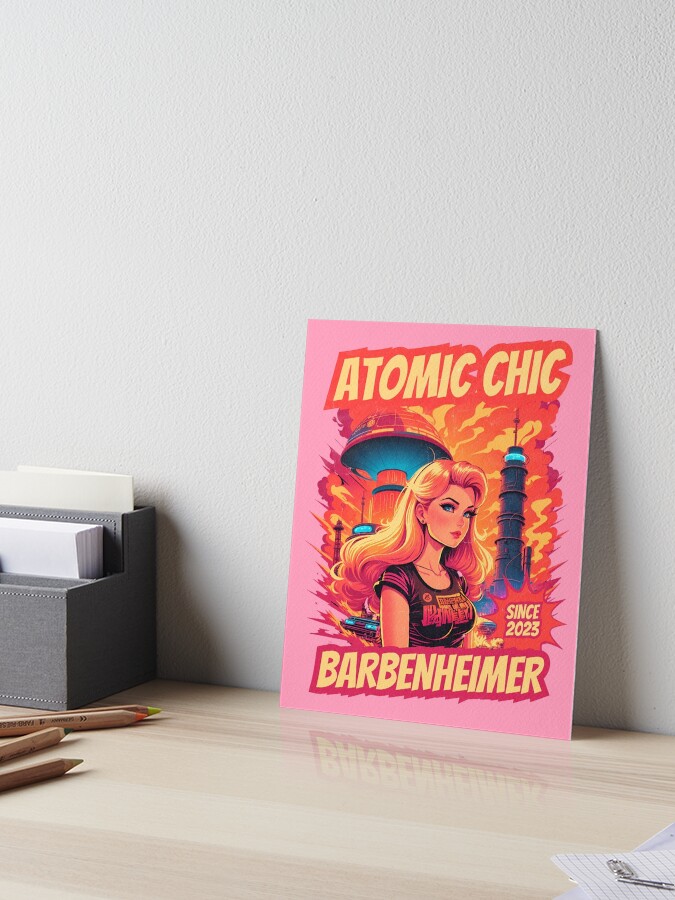 Impression rigide for Sale avec l'œuvre « Hot Pink-Atomic Chic ...