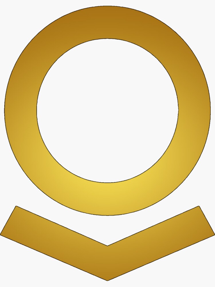 "Palantir PLTR gold small logo" Sticker for Sale by PLTRfans | Redbubble