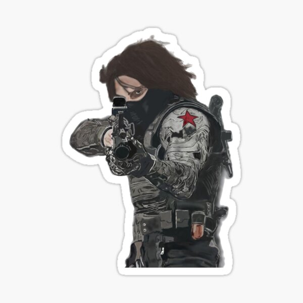 "The Winter Soldier " Sticker for Sale by Slytherin-07 | Redbubble