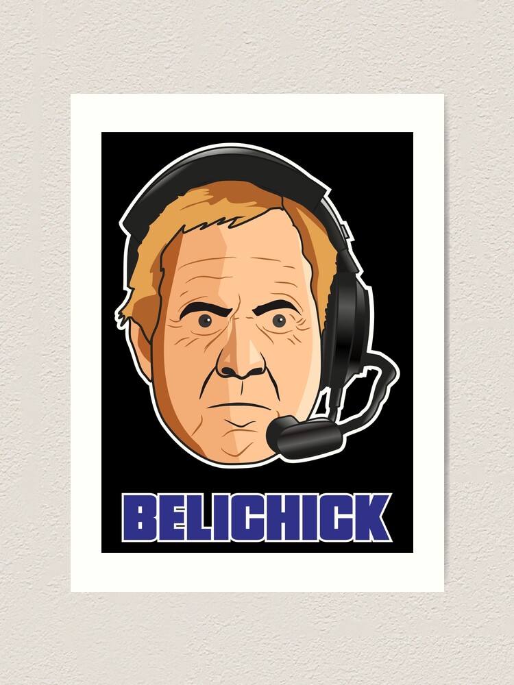 " bill belichick vector cartoon" Art Print by gomskyartstudio | Redbubble