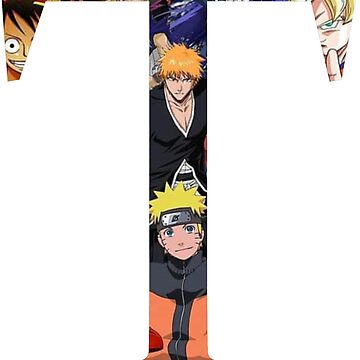 "Anime letter - T alphabet" Sticker for Sale by AniGamesCenter | Redbubble