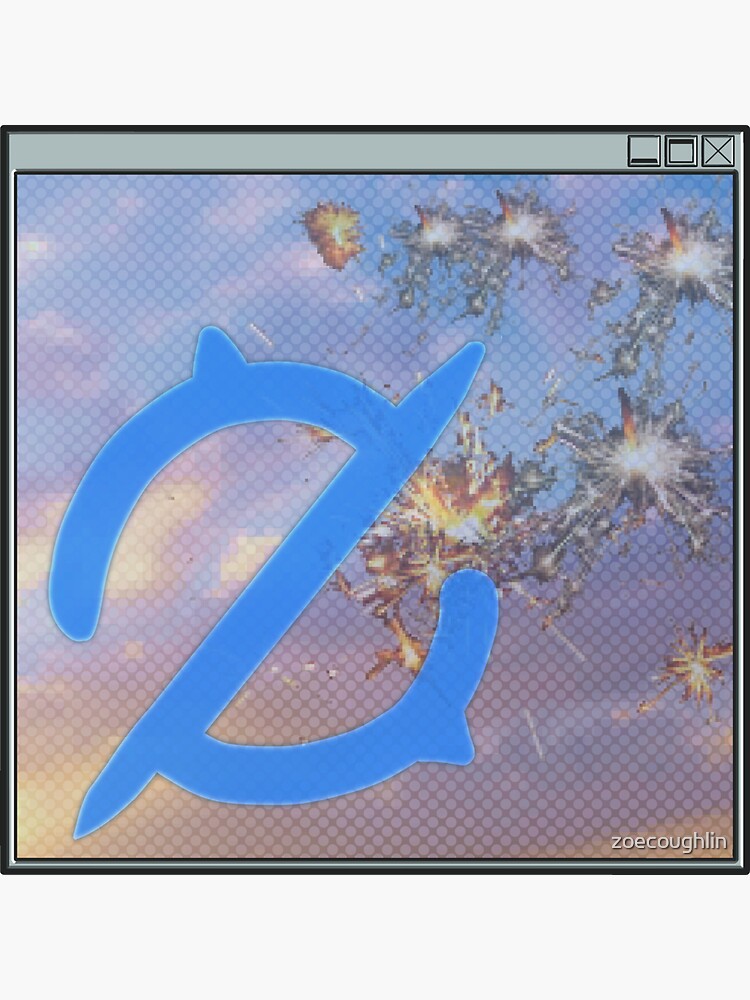 "Final Fantasy XIV Gunbreaker Job Icon Y2K Style" Sticker for Sale by ...