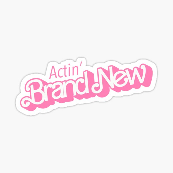 "Brand New" Sticker for Sale by mixedmarvels | Redbubble