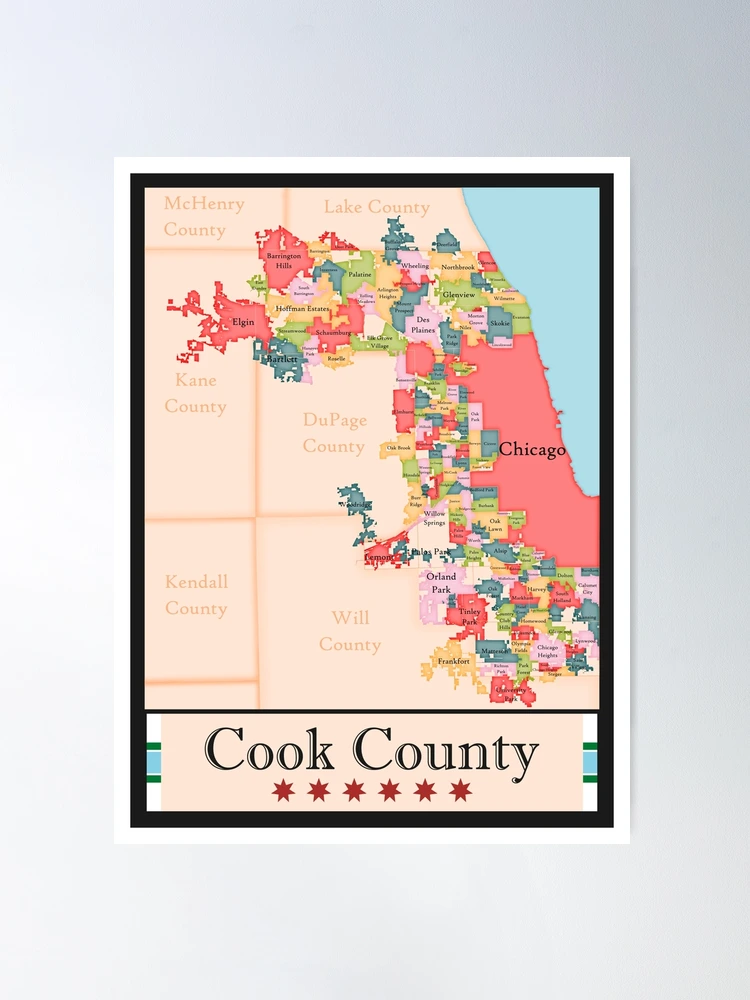 Cook County Map Of Ohio Map Of Cities In Cook County, Illinois Topo