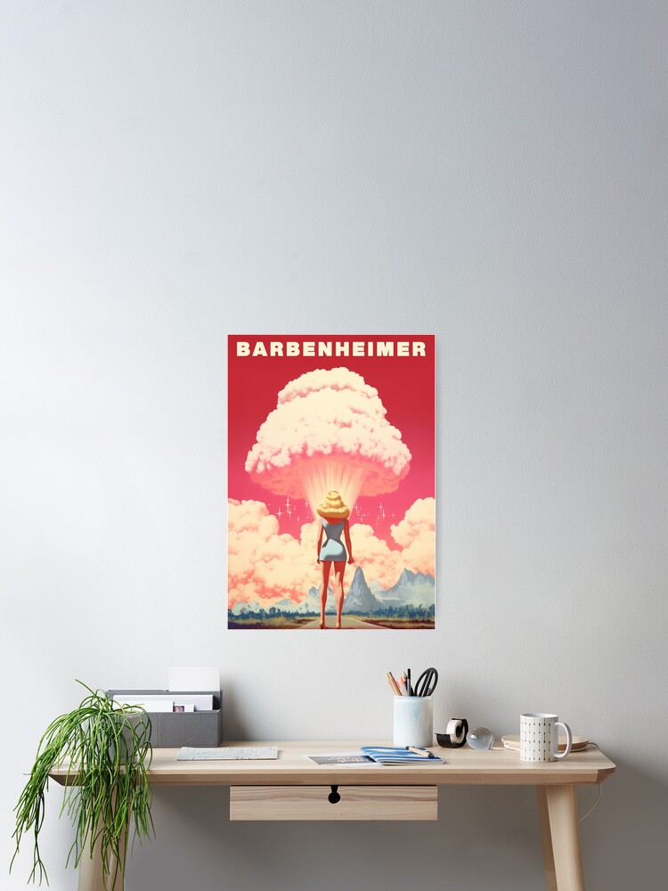 "ORIGINAL BARBENHEIMER 2023" Poster for Sale by Retro Travel Design ...