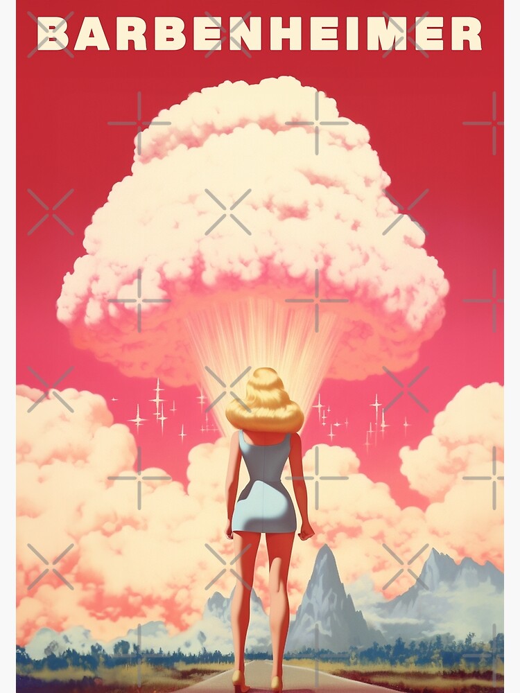 "ORIGINAL BARBENHEIMER 2023" Poster for Sale by Retro Travel Design ...