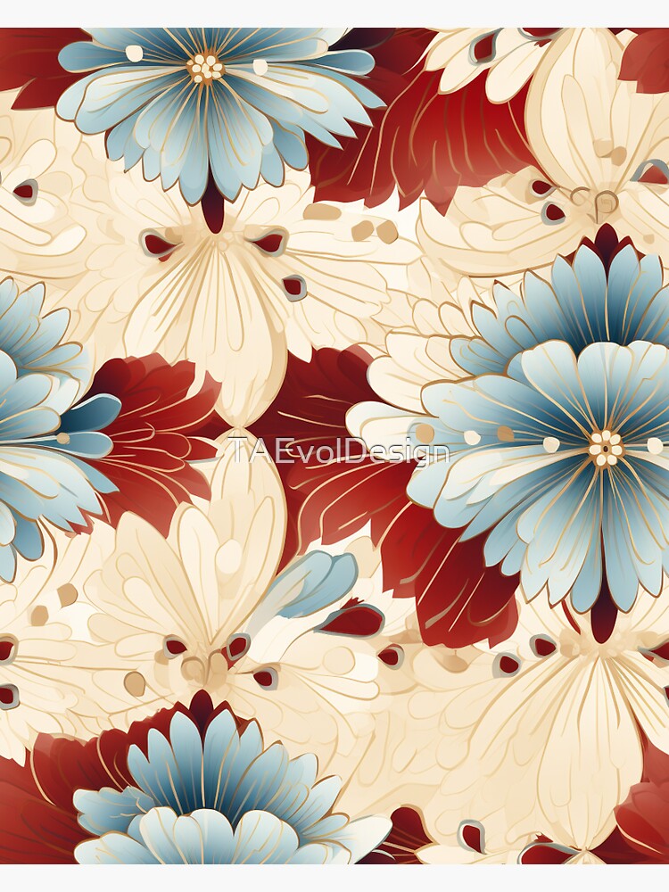 "Ethereal Enigma - Surreal Garden Dreamscape Seamless Pattern- N 79 ...