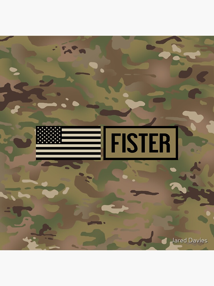 "Military: Fister" Sticker for Sale by MilitaryCandA | Redbubble