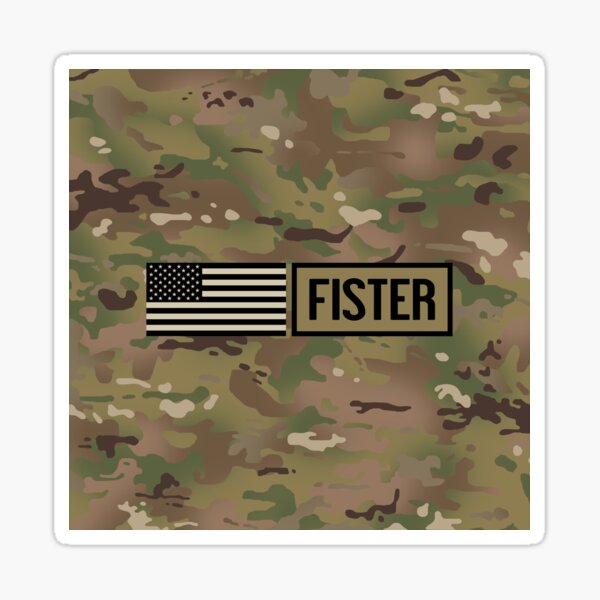 "Military: Fister" Sticker for Sale by MilitaryCandA | Redbubble