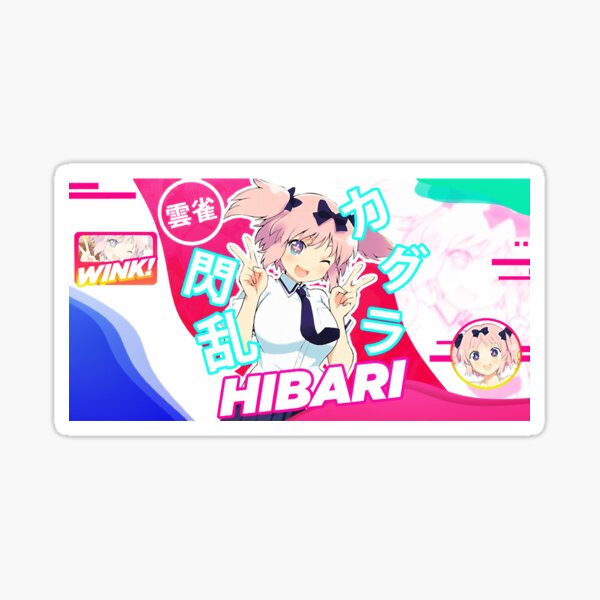 "Aesthetic Hibari Senran Kagura" Sticker for Sale by AngelicBergeron ...