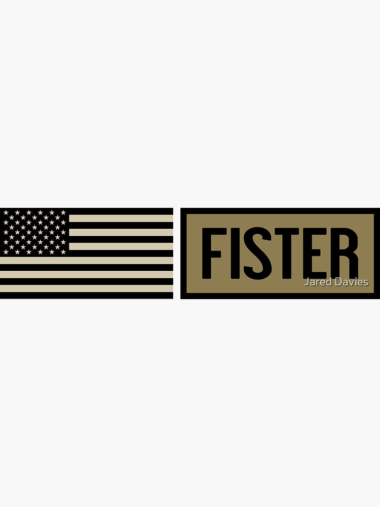 "Military: Fister" Sticker for Sale by MilitaryCandA | Redbubble