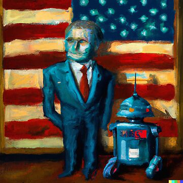 "One Of A King AI Art: Artificial Intelligence Art Work. The Robot ...