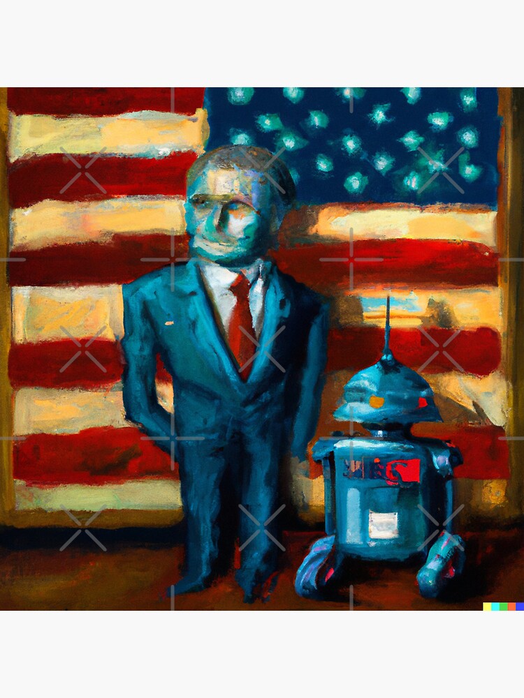 "One Of A King AI Art: Artificial Intelligence Art Work. The Robot ...