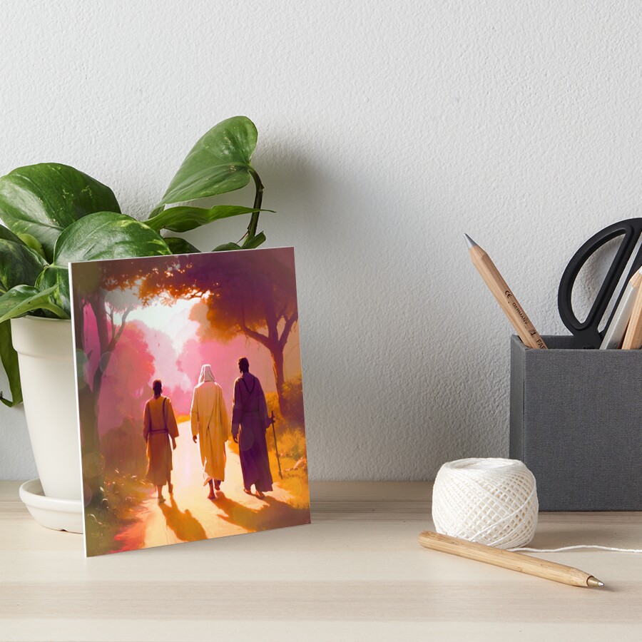 "The Road to Emmaus" Poster for Sale by Cristina Victoria | Redbubble