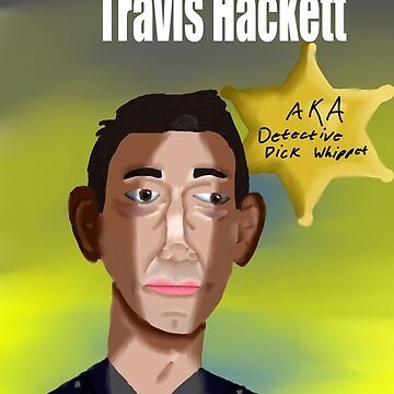"Travis Hackett art" Sticker for Sale by ONEJELLOFISTart | Redbubble