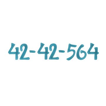 "42-42-564 | Knock on Deaths door" Sticker for Sale by Mysticravyn ...