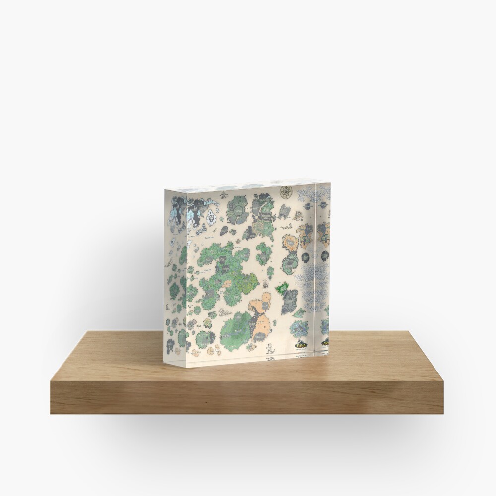 "Full Map of Tibia (13.20)" Art Board Print for Sale by Titowam | Redbubble