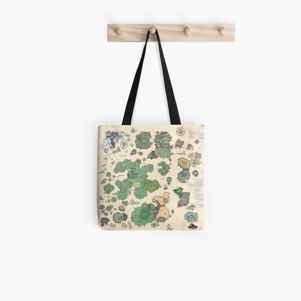 "Full Map of Tibia (13.20)" Art Board Print for Sale by Titowam | Redbubble