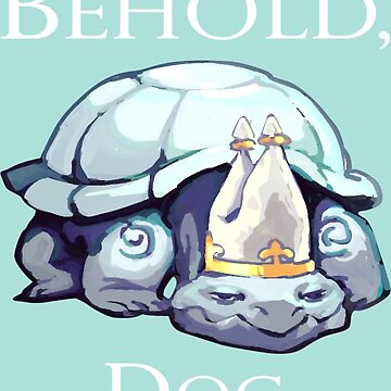 "king behold, dog" Sticker for Sale by JashawnVerano | Redbubble