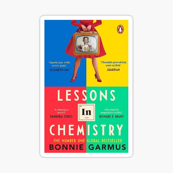 "Lessons in Chemistry " Sticker for Sale by HerbalBlue | Redbubble