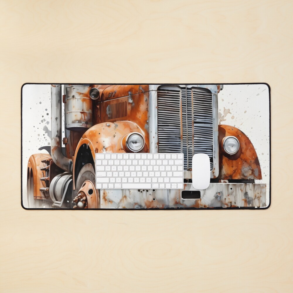 "1955 Peterbilt 281 Rusty Truck Paint Art" Sticker for Sale by cafc122 ...