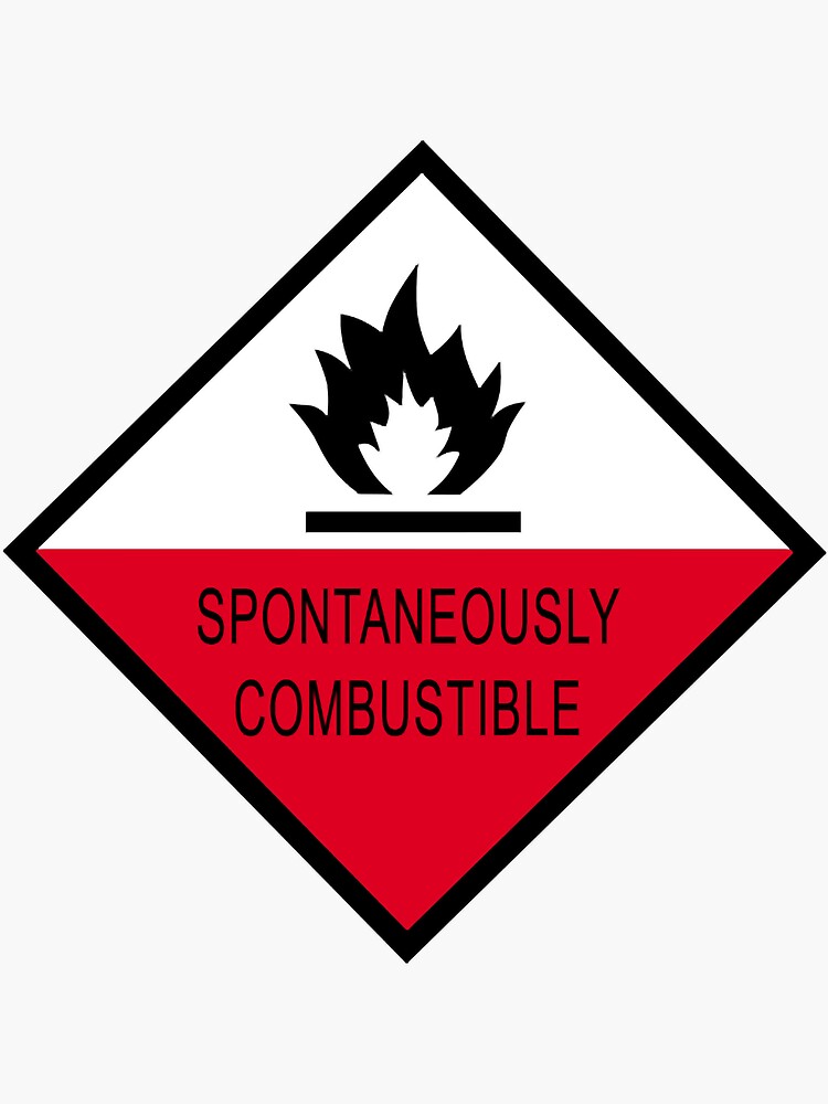 "FiRe Hazard " Sticker for Sale by jacorey-siddi | Redbubble