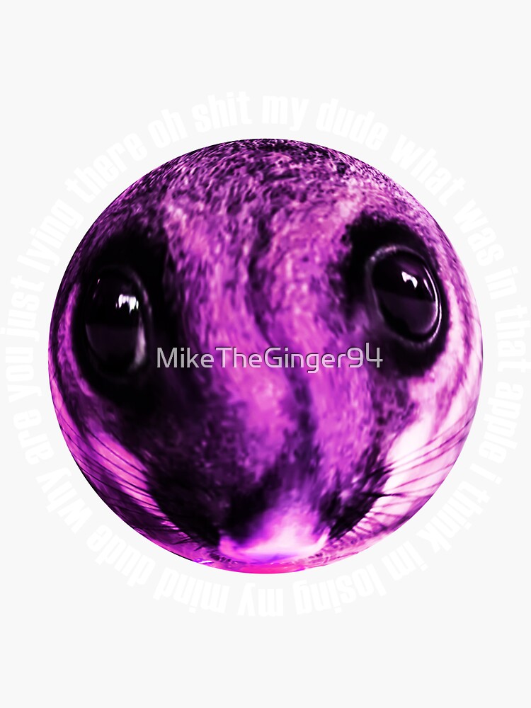 "tweaking possum (with backstory)" Sticker for Sale by MikeTheGinger94 ...