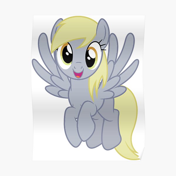 "Happy Derpy" Poster by PrinceKatana | Redbubble