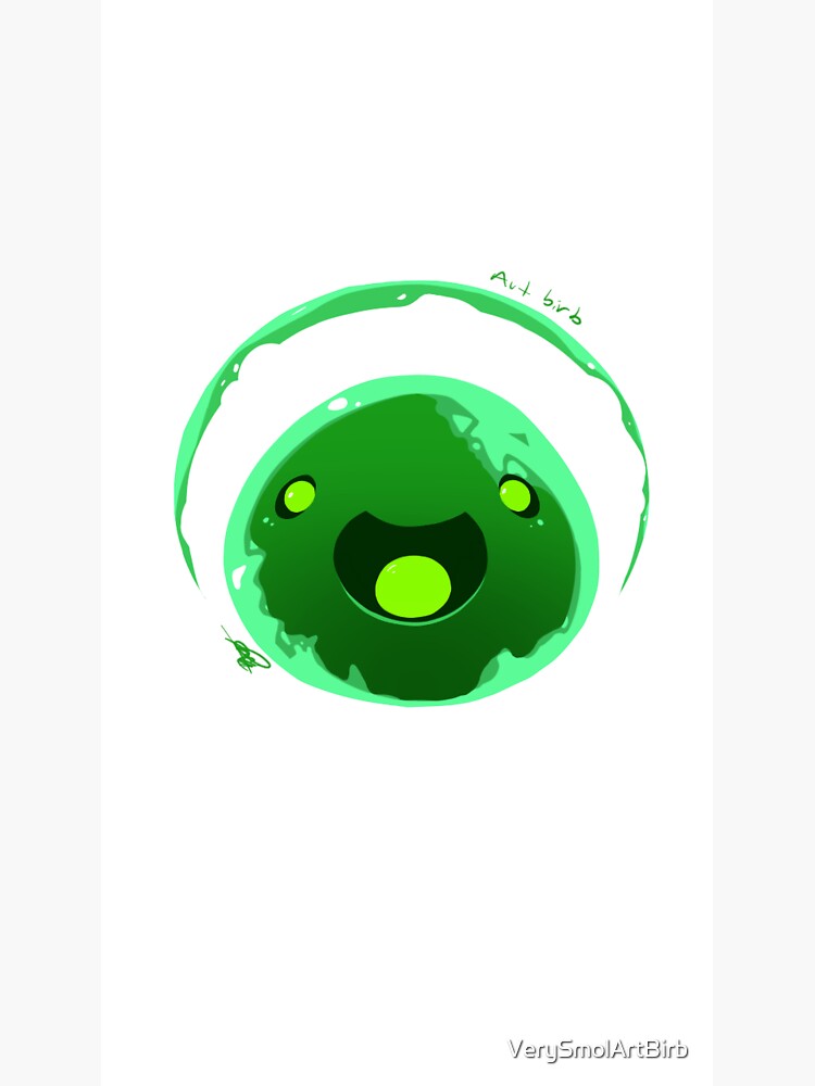 "Rad Slime " Sticker for Sale by VerySmolArtBirb | Redbubble
