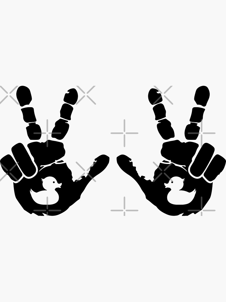 "Duck Duck Wave" Sticker for Sale by simmoredsign | Redbubble