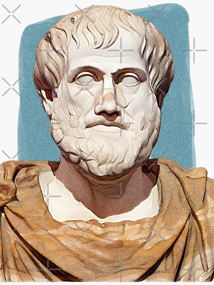 "Greek Philosopher - sapphire - illustration " Sticker for Sale by ...