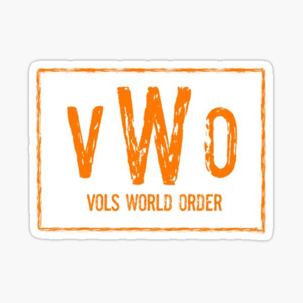 "Vols World Order " Sticker for Sale by ShirleyPolanco | Redbubble