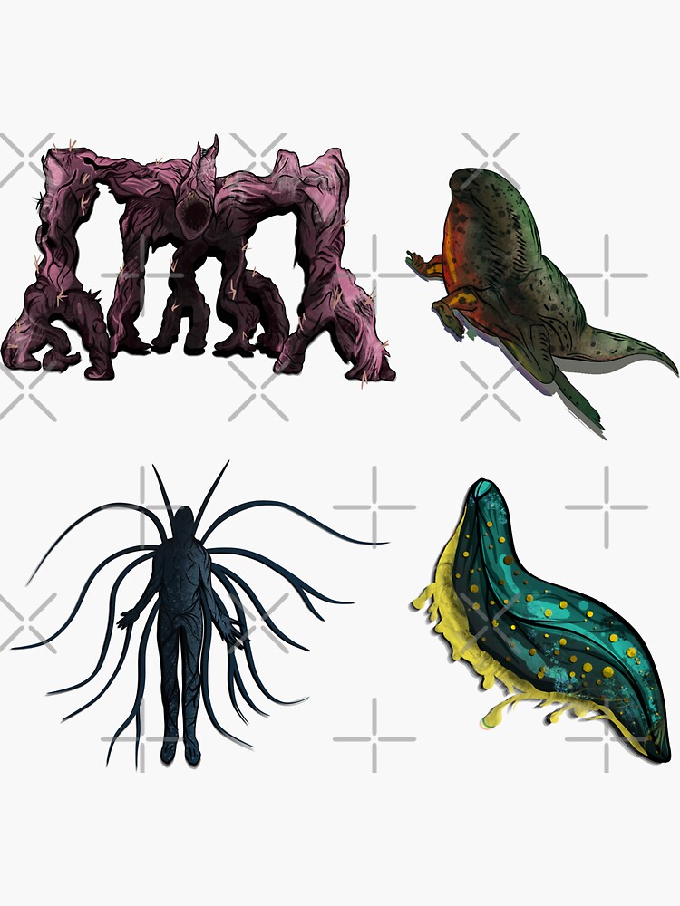 "Stranger Things - Monsters - 4 Pack" Sticker for Sale by Mariia ...