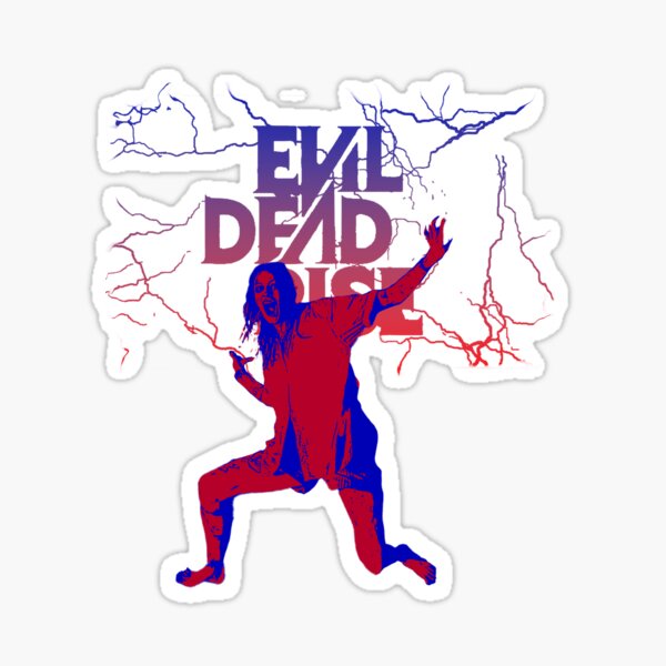 "Evil Dead Rise 2023 graphic design by ironpalette" Sticker for Sale by ...