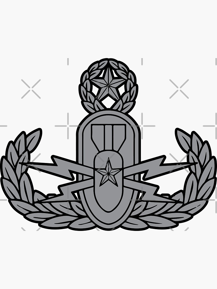"EOD Master Badge" Sticker for Sale by kaboom713 | Redbubble