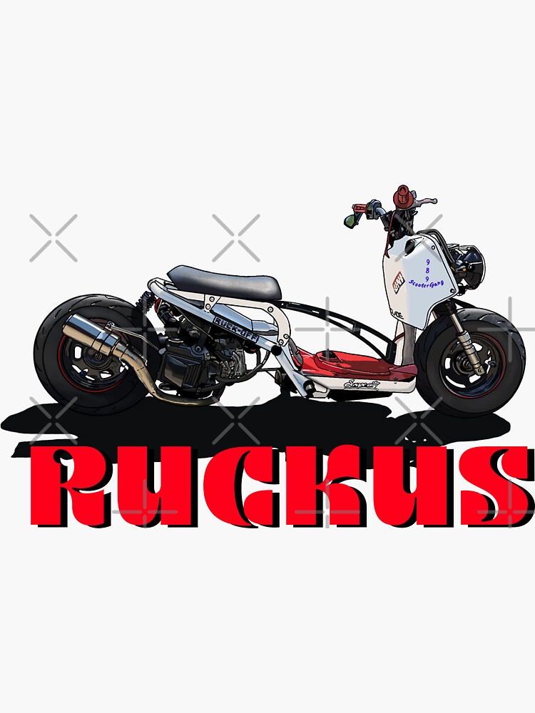 "Honda Ruckus" Sticker for Sale by BAGEL DESIGNS | Redbubble