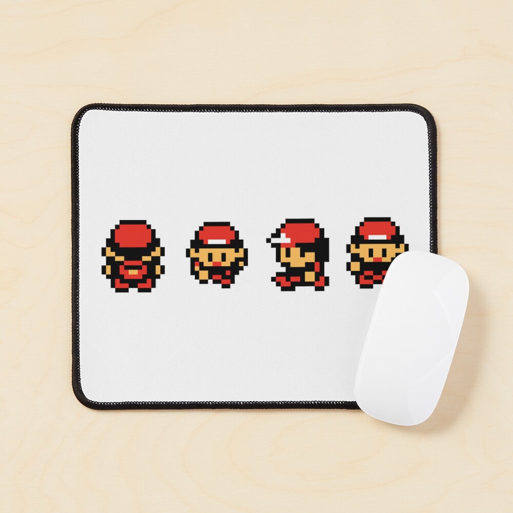 "Red and Friends - Gameboy Character - Retro pixel art" Sticker for ...