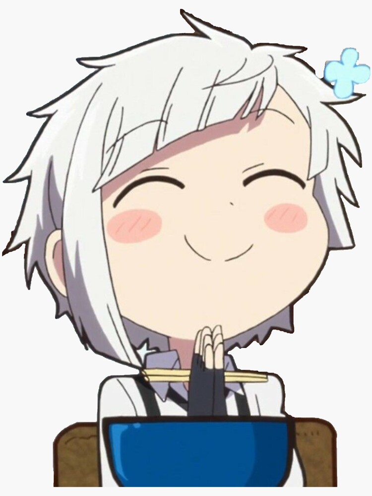 "Bungou Stray Dogs Atsushi Nakajima" Sticker for Sale by Ginpachistore ...