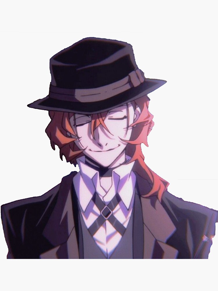 "Bungou Stray Dogs Chuuya Nakahara" Sticker for Sale by Ginpachistore ...