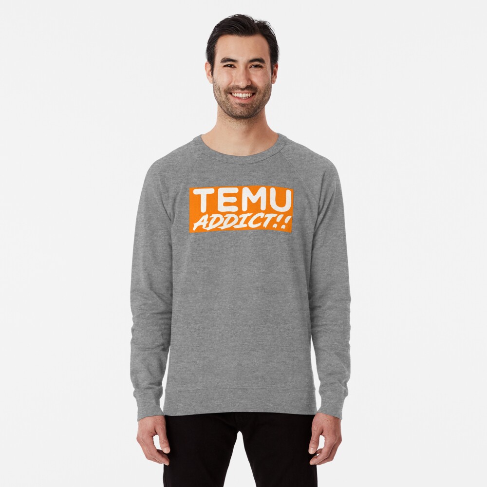 "TEMU Addict" Sticker for Sale by dracine81 | Redbubble