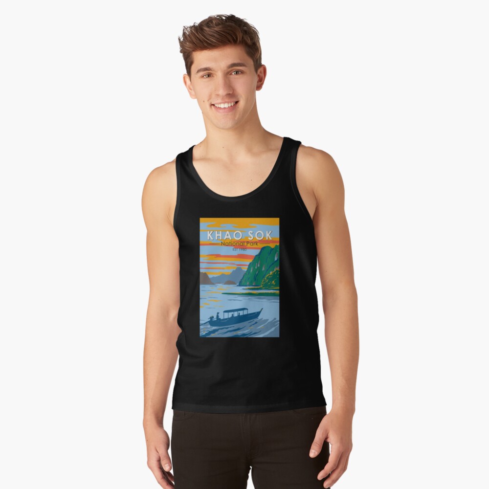 "Khao Sok National Park Thailand Travel Art Vintage" Sticker for Sale ...