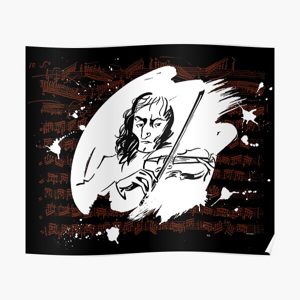 "Paganini" Poster by irinaivanova | Redbubble