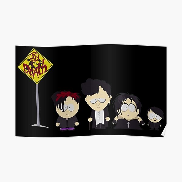 "Goth Kids at the Death Bus Stop" Poster for Sale by Xanderlee7 | Redbubble