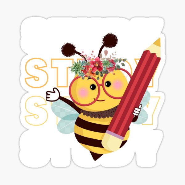 "Back To School Study With Bee Teacher Cotton Tshirt 2023 School Gift ...
